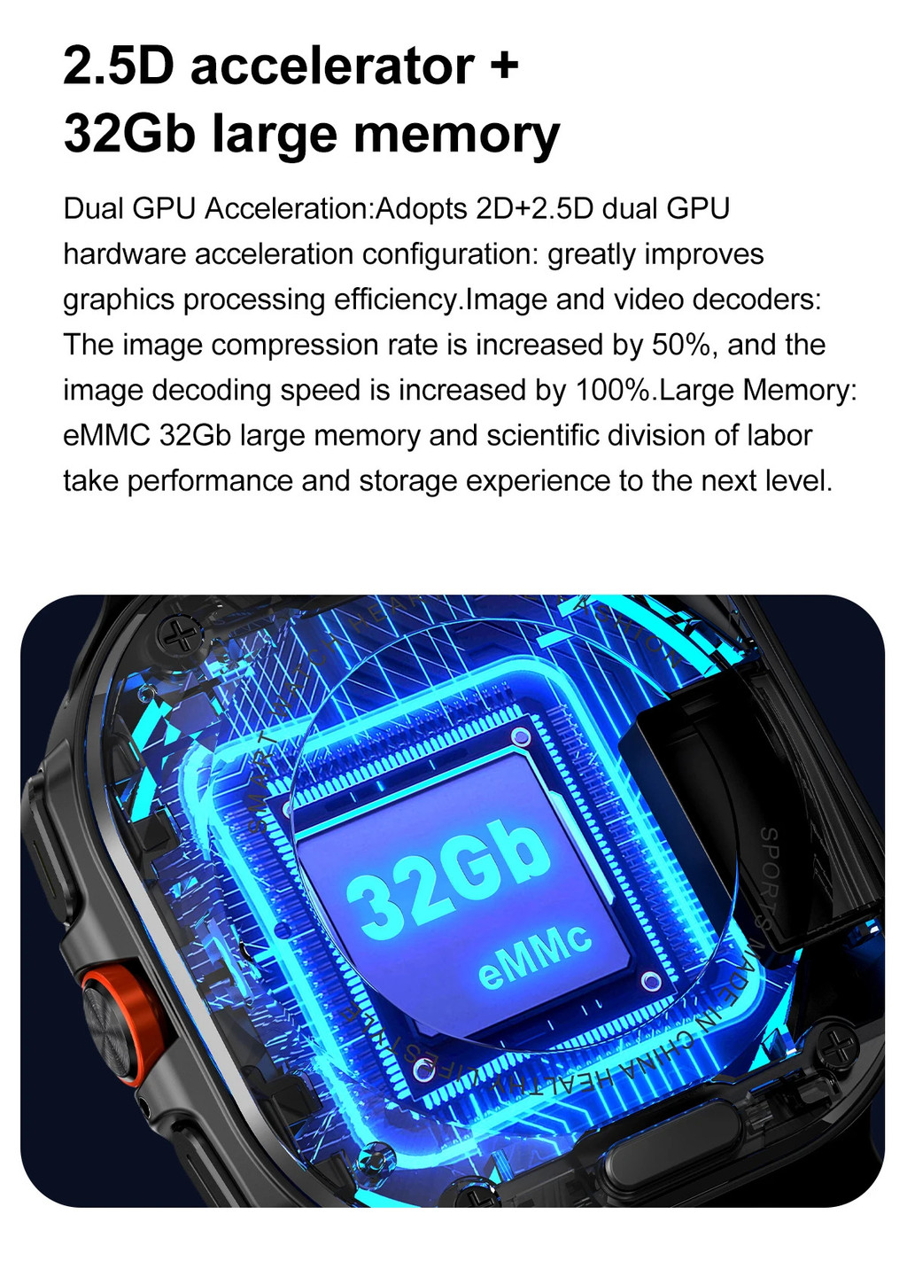 For Galaxy Watch 7 Ultra Smart Watch Men 32GB Memory NFC Bluetooth Call ...