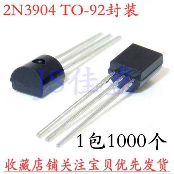 M (Whole Package) 2N3904 Direct Insertion Transistor To-92 0.2A/40V NPN Transistor Power ...