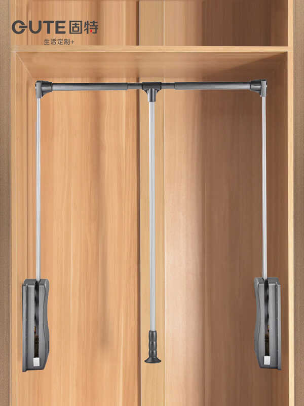Wholesale Hni0 Lifting Rod Buffer Wardrobe Drop-Down Pants Rack ...