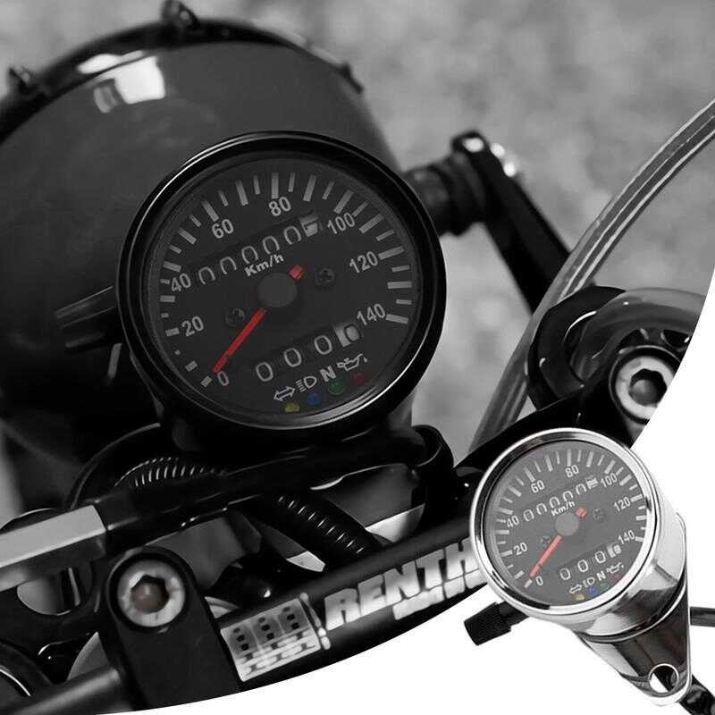 Motorcycle 5 Tachometer Universal Retro Circular Turn Indicator ...