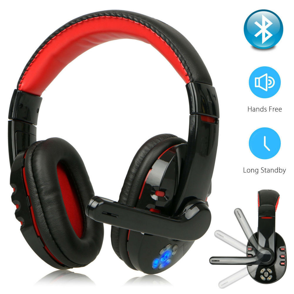 Bluetooth Wireless Gaming Headset With Microphone Dynamic EQ Ultra-Low ...