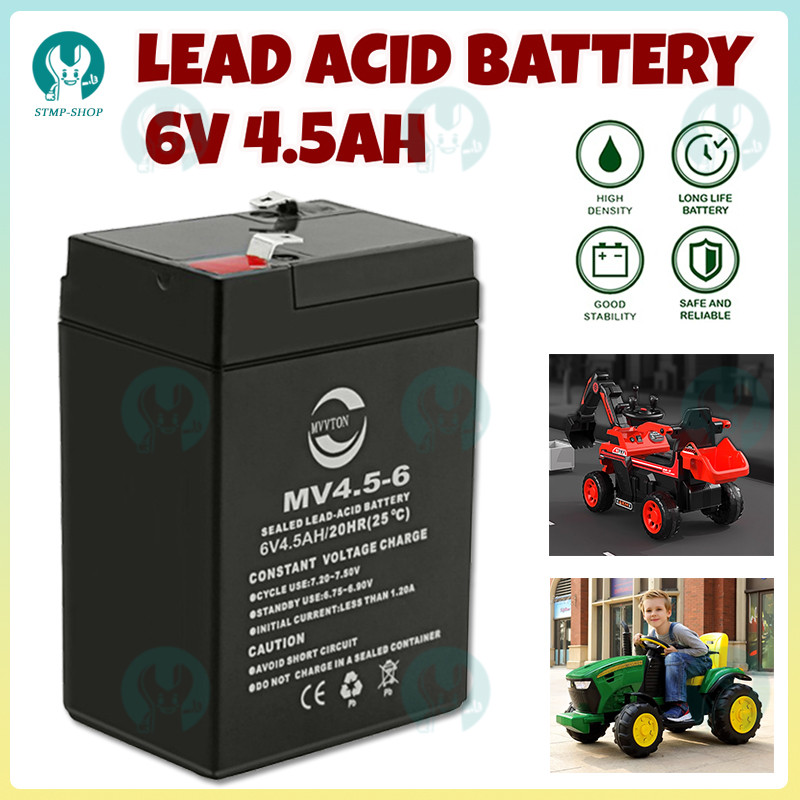 COD 6v 4.5ah Rechargeable Sealed Lead-acid Battery Solar Battery Toy ...