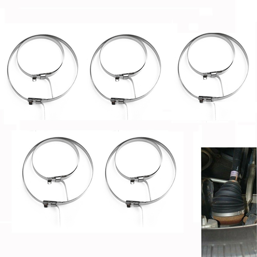 【Good】10 PCS CV Boot Clips Kit Stainless Steel Axle CV Joint Crimp ...