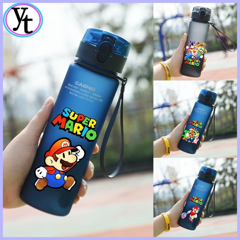 Nintendo Water Bottle Cute Tumbler for Kids Super Mario Bros Cartoon ...