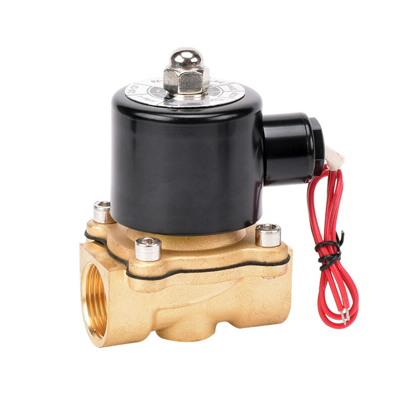 Karaniwang sarado ang solenoid valve 2W valve ng tubig AC220V valve ng ...