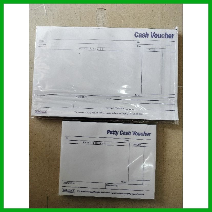 Cash Voucher/Petty cash Voucher (3pads) | Shopee Philippines