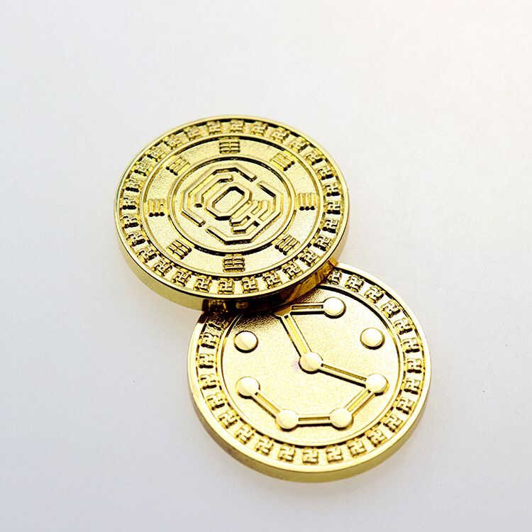 Dao Yi Brass Five Elements Ancestor Coin Dao Yi Copper Coin Nine Star ...