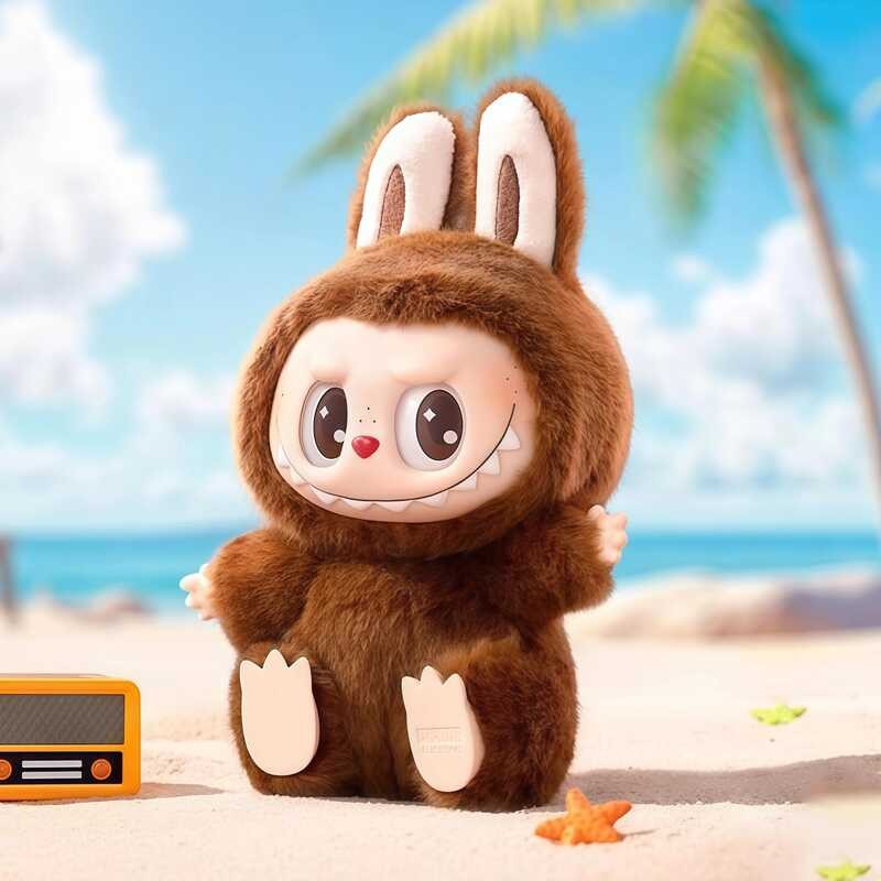 POPMART Bubble Mart LABUBU Sitting Party Vinyl Face Plush Blind Box ...