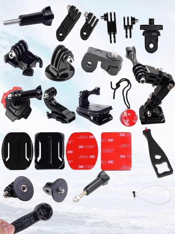 Gopro DJI Ant Sports Camera Helmet, Chin Fixed Bracket, Quick ...