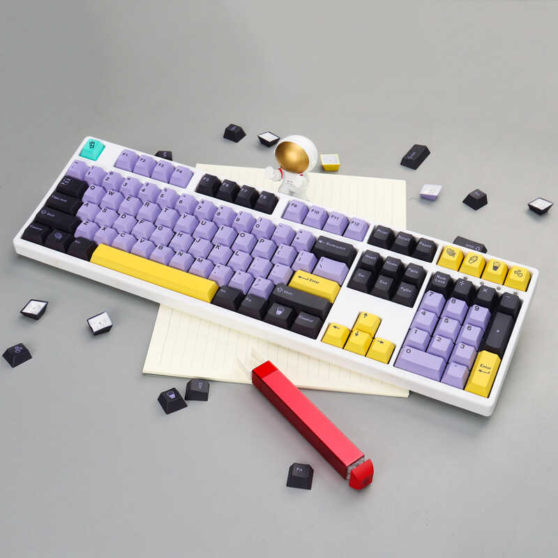 G Taro taro keycap purple factory height PBT thermal sublimation ...