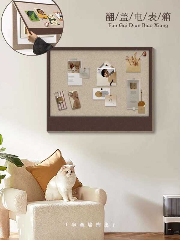 Poster entry, punching, no damage to walls, electricity meter box ...