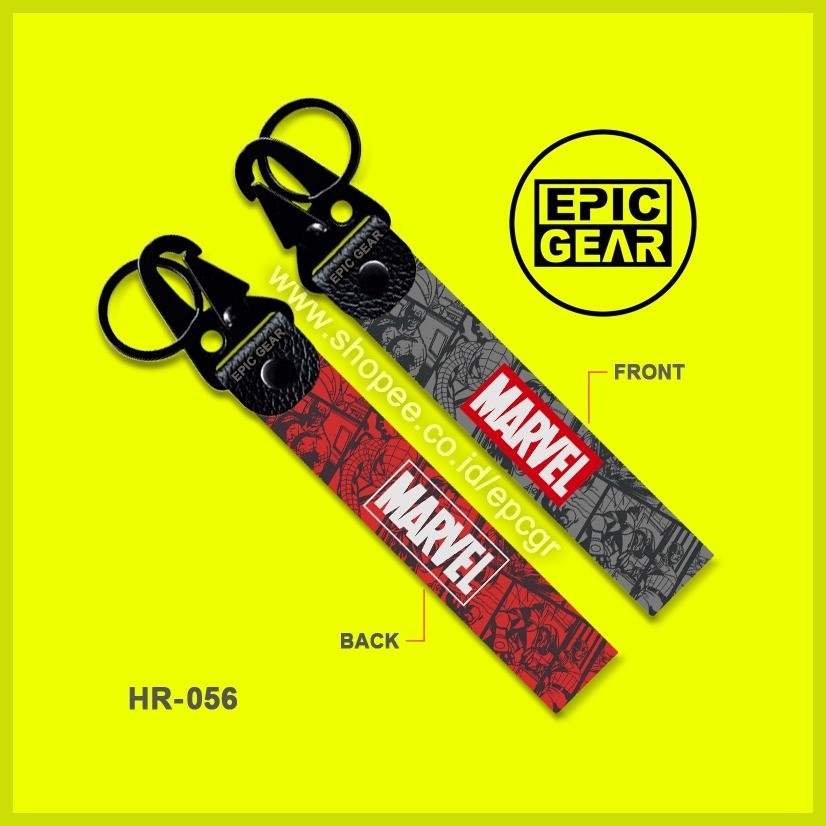 ☮ ♆ GANTUNGAN High QUALITY KEYCHAIN MARVEL LOGO PREMIUM KEYCHAIN ...