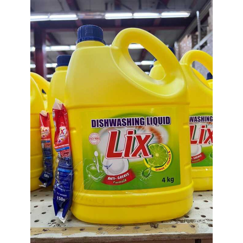 Dishwashing Liquid 4Kg [Free Lix Detergent Powder 150G] 3 | Shopee ...