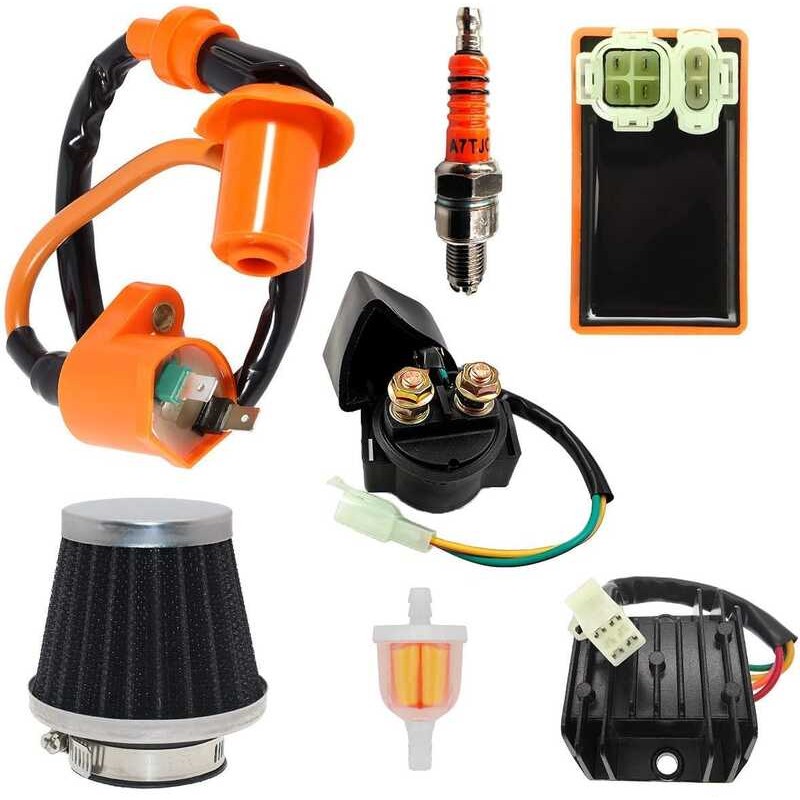 High Performance Racing 6 Pin AC CDI Ignition Coil Spark Plug A7TC for ...
