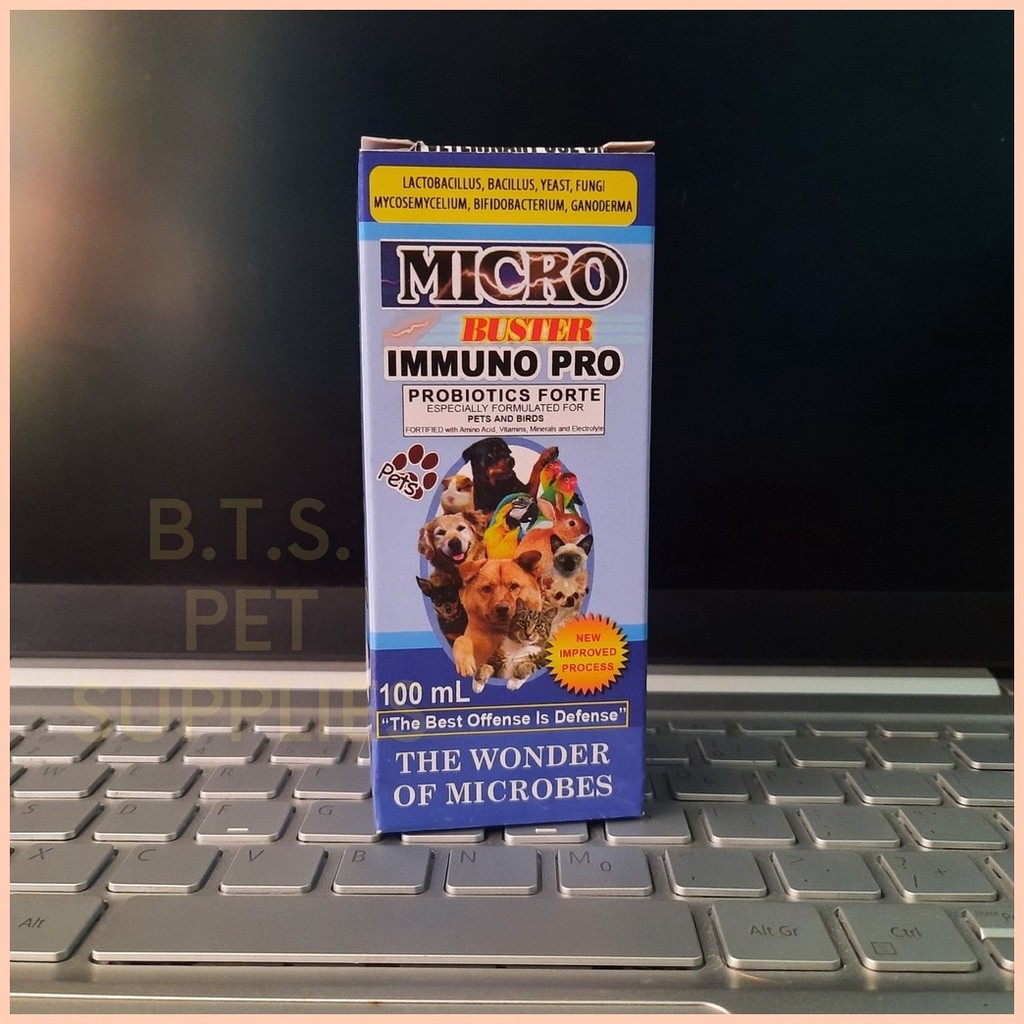 Micro Buster Immuno Pro (Probiotics Forte)100ml with 1 Free Syringe ...