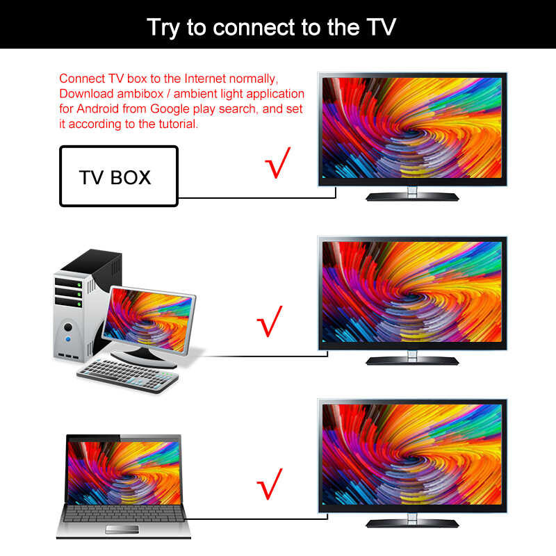 DIY 5V Controller TV USB Tape Computer Monitor Backlight PC Dream ...