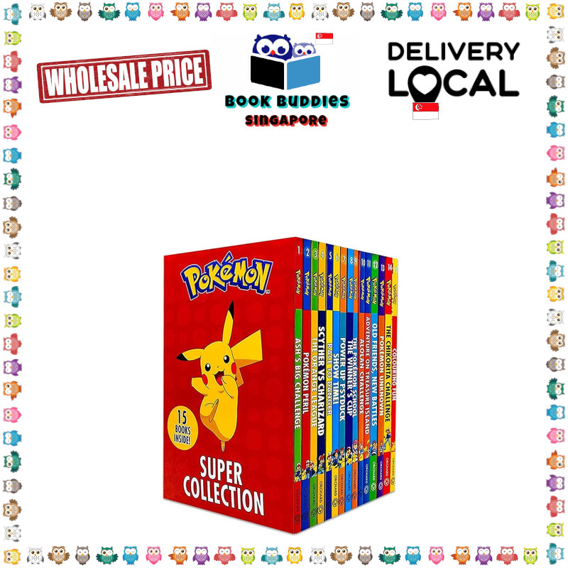 Pokemon Super Collection 15 Book Box Set | Shopee Philippines