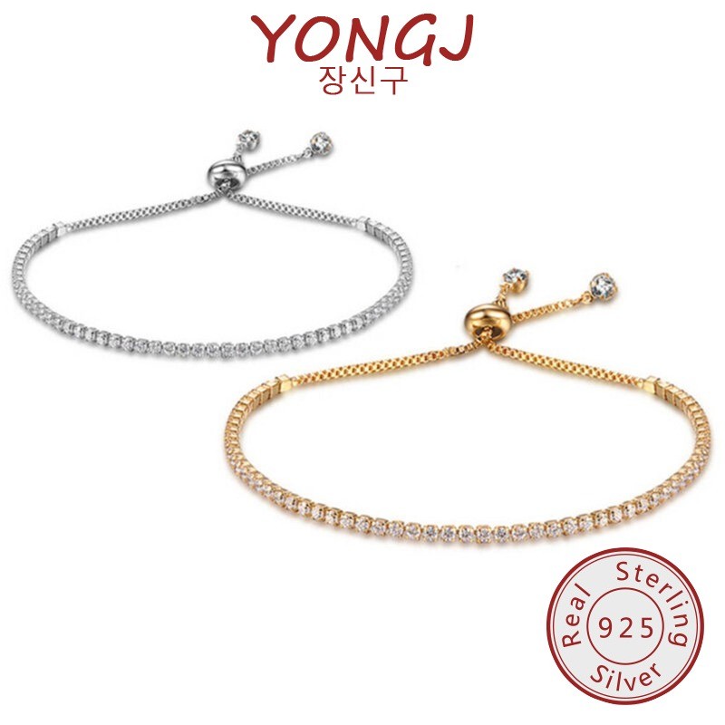 Niche High-end Color Diamond-encrusted Adjustable Bracelet | Shopee ...