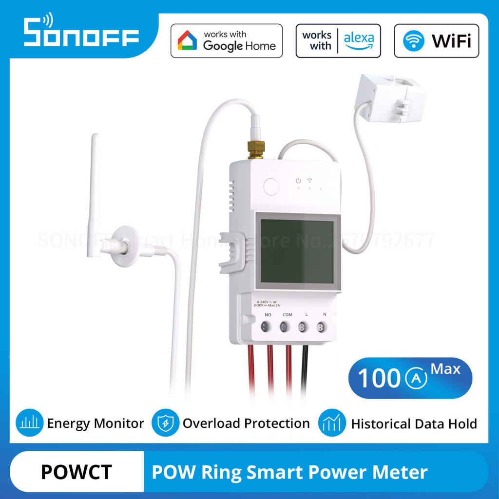 SONOFF POWCT POW Ring Smart Power Meter Non-Contact Current Transformer ...
