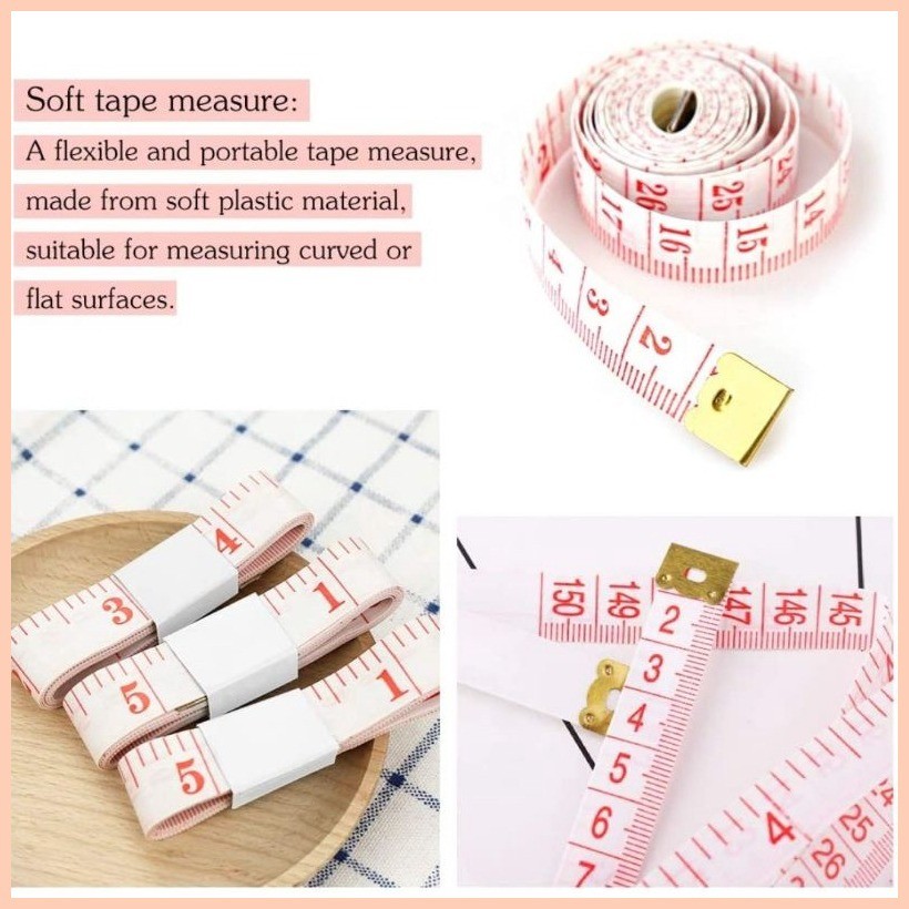 ⭐ Tape Measure Measuring Tape Medida Body Sewing Flexible Ruler For ...