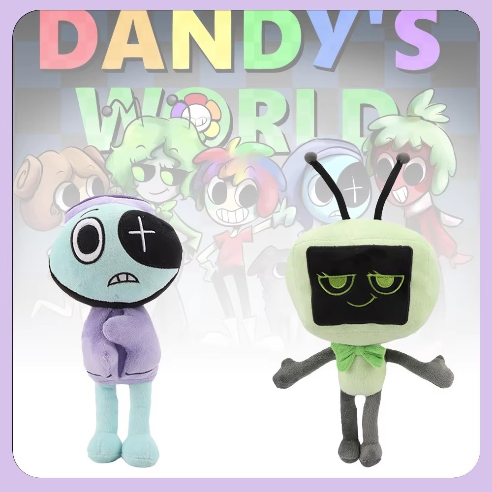 Dandy's World Plush Pebble Finn Flutter Dandys World Plushie Horror ...