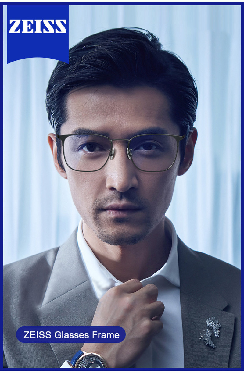 ZEISS Eyewear Frame Non-allergic Pure Titanium Frame ZS22114 ...