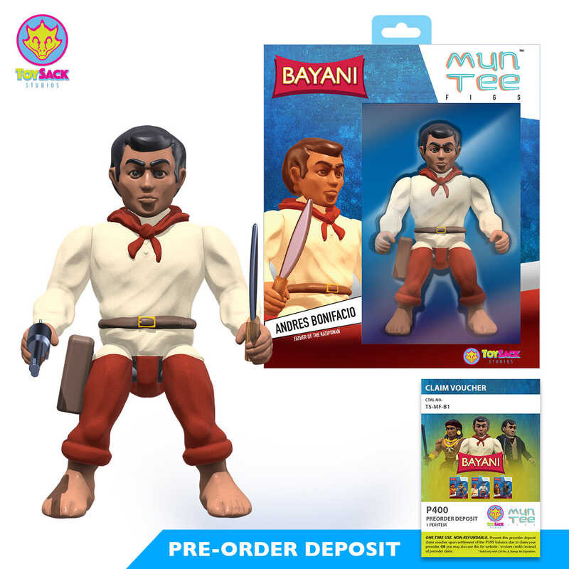 LY ANDRES BONIFACIO - Pre-Order Voucher, BAYANI 3.5" FIGURE Scale ...