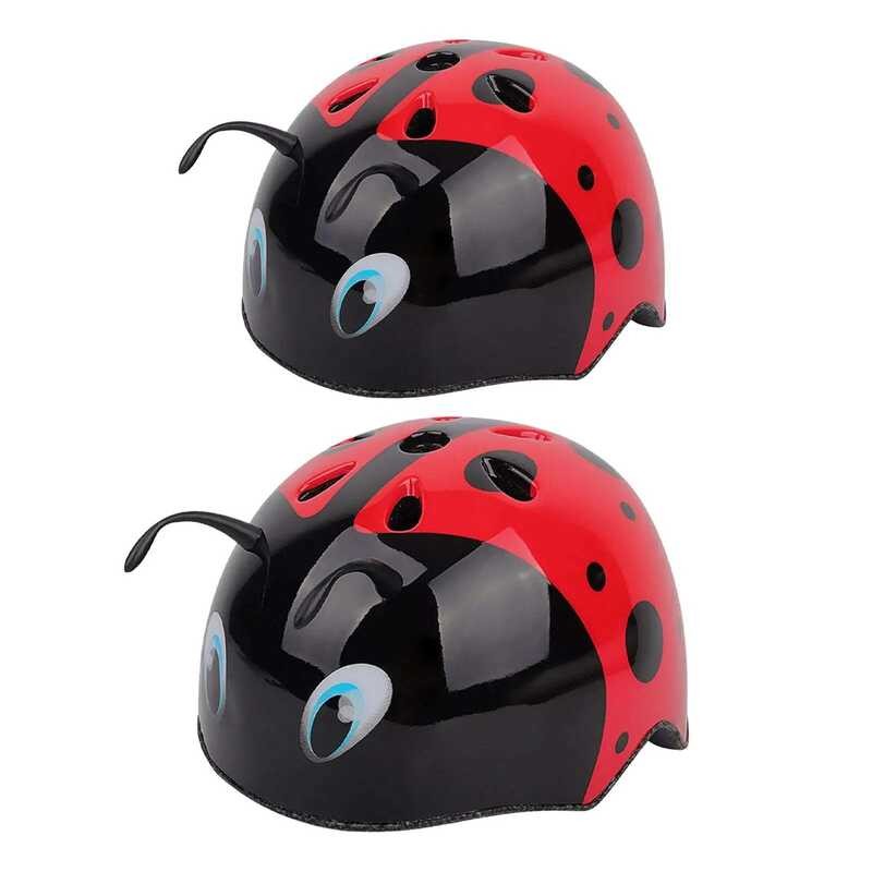 3D Ladybug Helmet Kids Bike Helmet For Children Biker Bicycg | Shopee ...