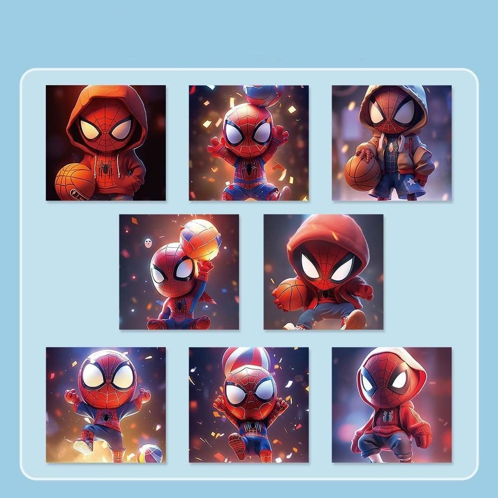 Spider-Man Bulk Sealing Stickers (500 Sheets) | Waterproof Anime Design ...
