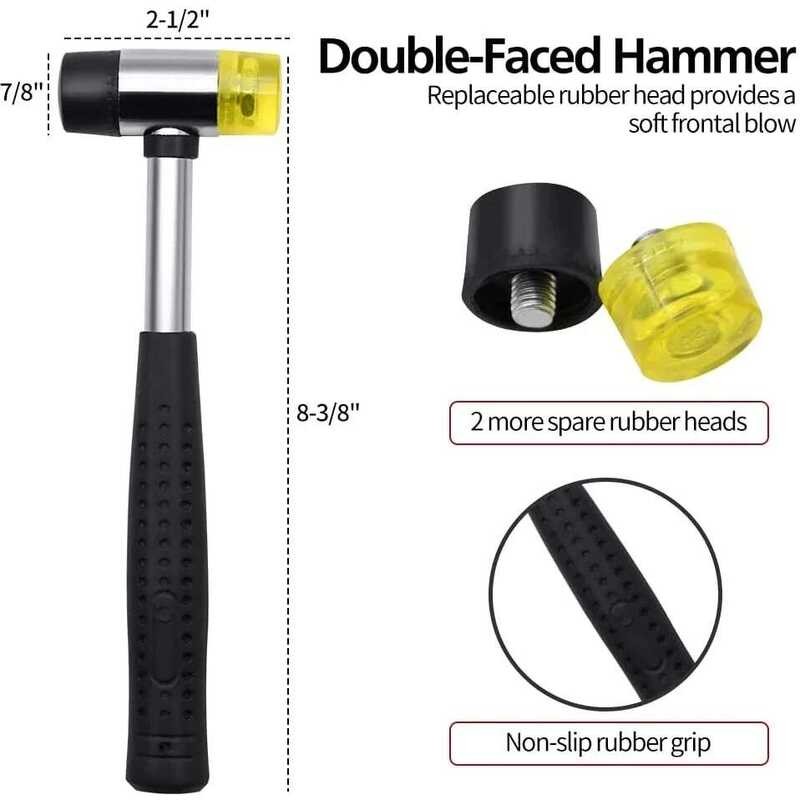 Roll F9 Pin Punch Set With Storage Pouch Smithing Punch Removing Repair Tools With Bench Block P ...