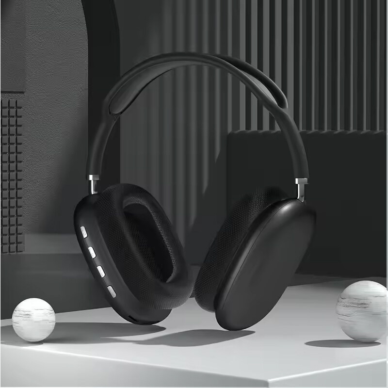P9 Pro Max Wireless Bluetooth Headset Noise Cancelling Microphone Head ...