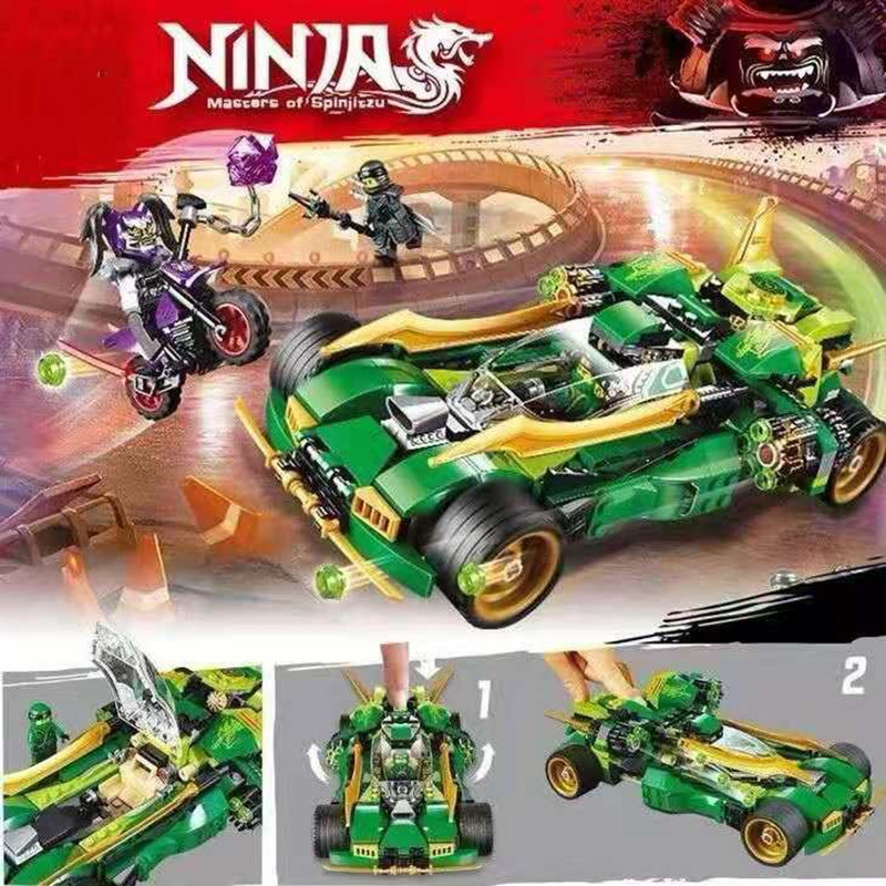 Serial Chariot Car Ninjago Compatible with Lego Boy Building Blocks ...
