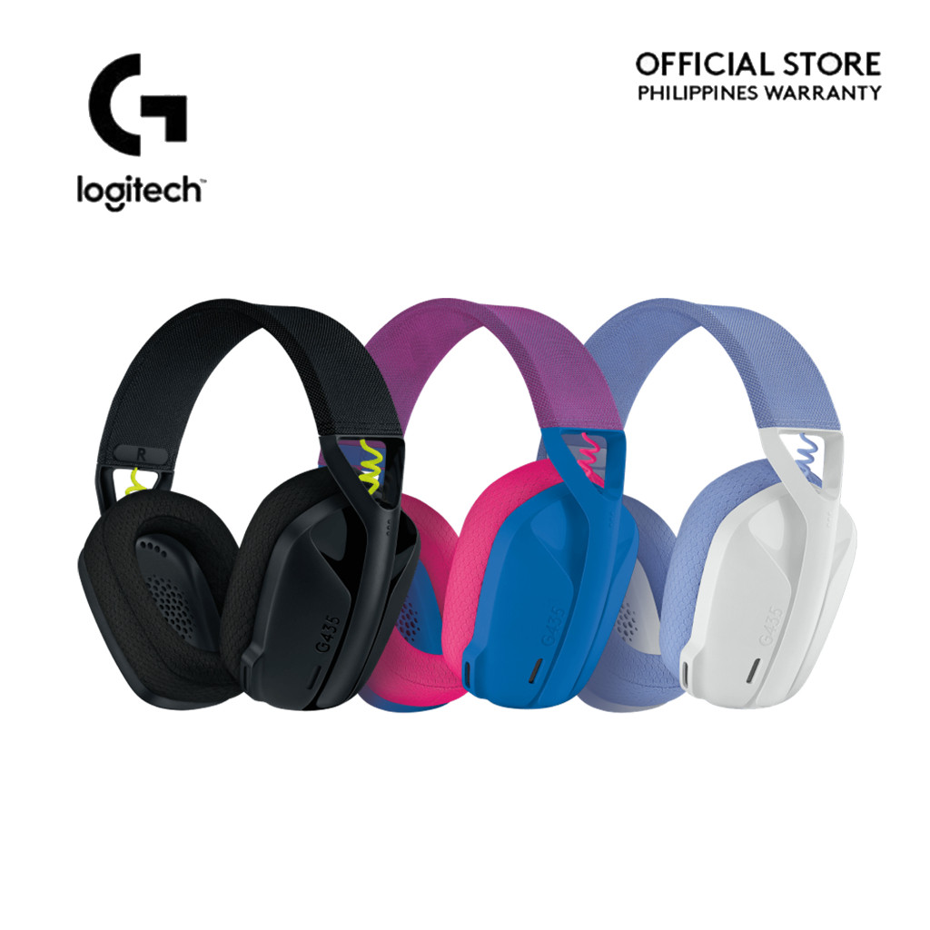 Logitech G435 LIGHTSPEED Ultra-Light Bluetooth USB 2.0 Rechargeable ...