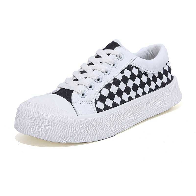 48 Low-Top Canvas Female Flat Heel Dia Disenyo Kahulugan Ng Vulcanized ...