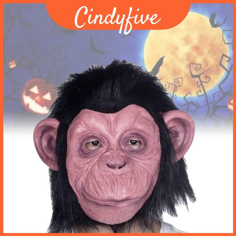 Gorilla Latex Scary Mask For Halloween Costume Party Animal King Monkey ...