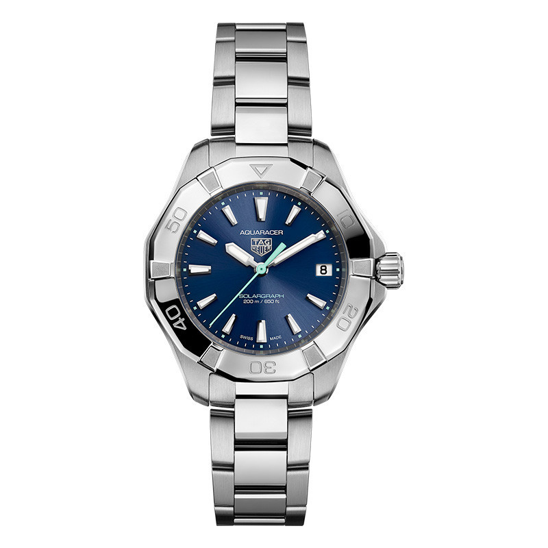 Tag Heuer Sports Diving Series Swiss Solar Calendar Polar Blue Ladies ...