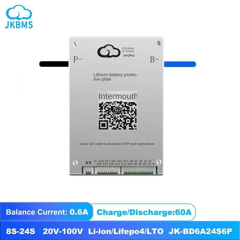 0.6A JKBMS Smart Active Balance 60A BMS 8S 9S 10S 11S 12S 13S 14S 15S ...