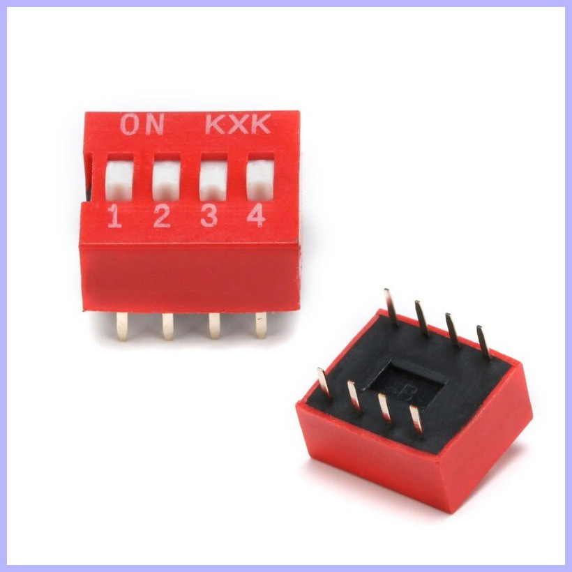 20Pcs Snap Type Switch Module 1 2 3 4 5 6 7 8 Bit 2.54mm Position Way ...