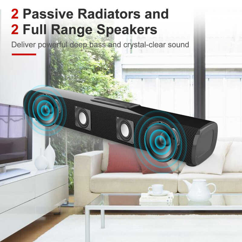 Home Cinema System Soundbar For Tv/Computer/Projector Port USB Hdmi/Arc ...
