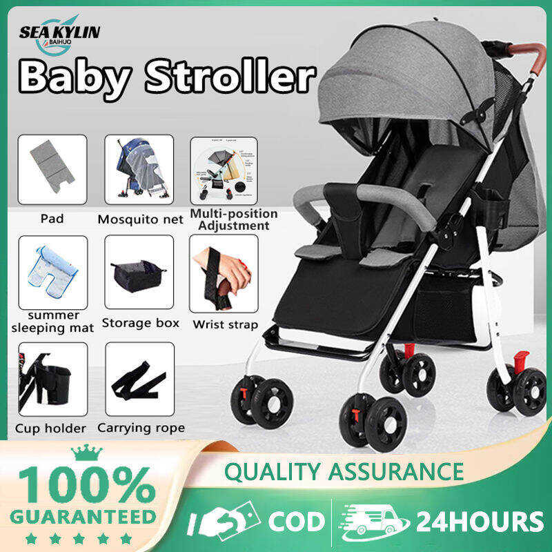 Or Sitting Babystrollerrecing One-Touch Retractable Foldable Portable ...