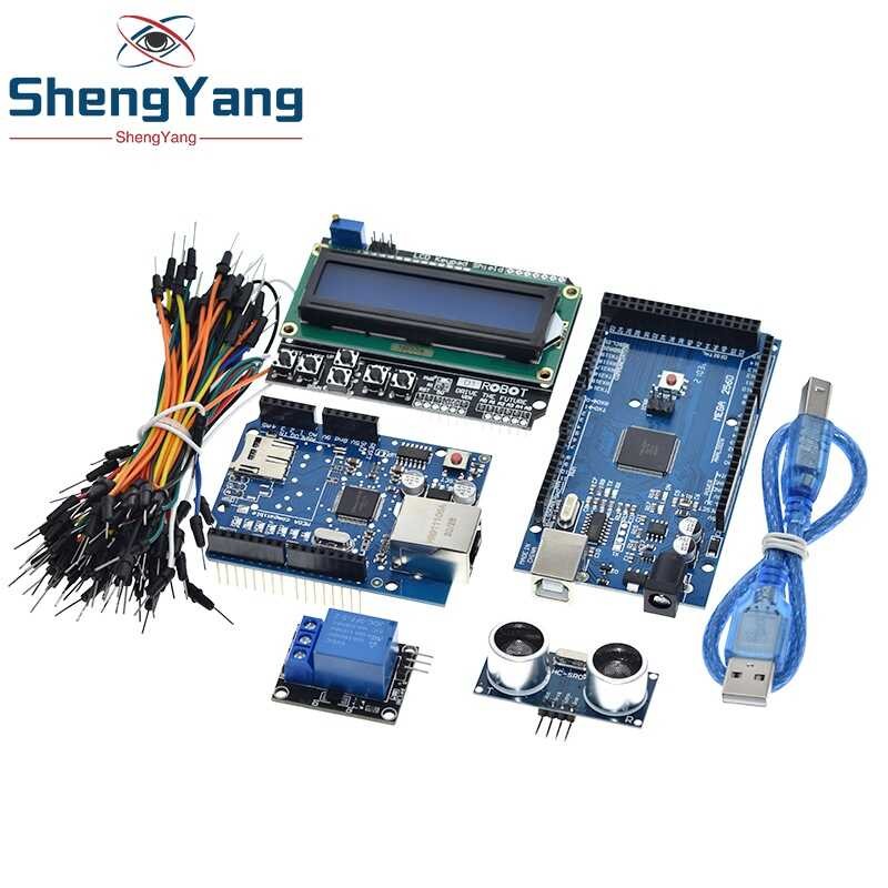 Mega TZT 2560 R3 Para Sa Arduino Kit Hc-Sr04 Breadboard Cable Relay ...