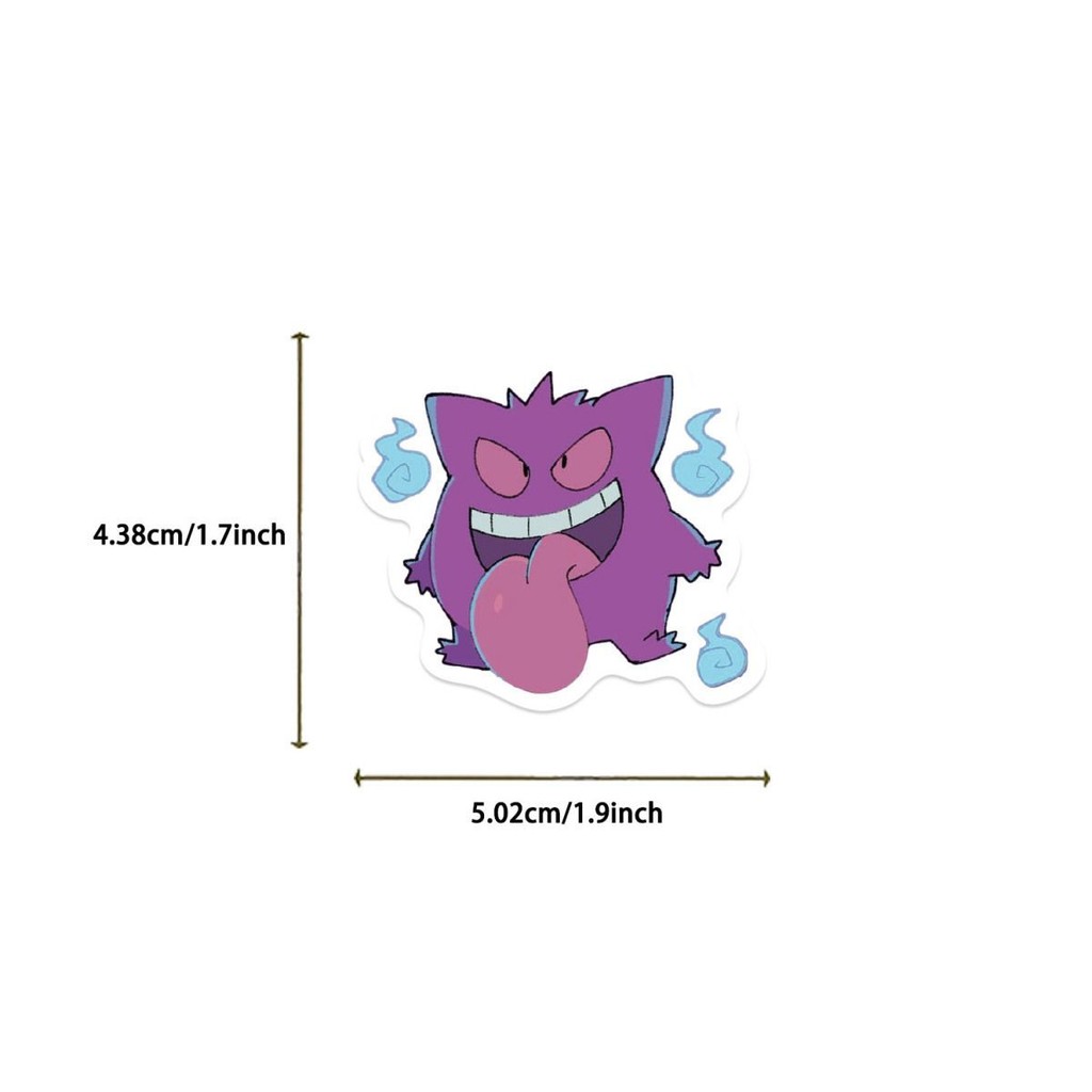 Pokemon Gengar psychedelic gothic-style Gengar cartoon DIY desktop ...