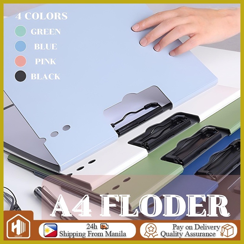 ☂ A4 Large Capacity Creative Folder Paper Storage Clip Board Folder ...