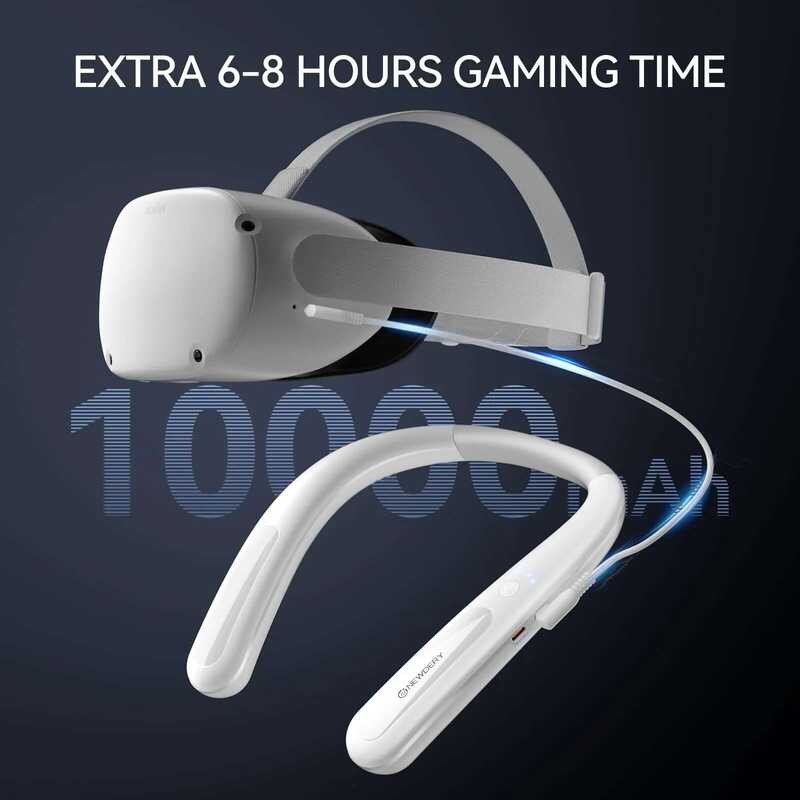 10000Mah NEWDERY Battery Pack For Meta/Oculus Quest 3 2,Psvr2 Fast ...