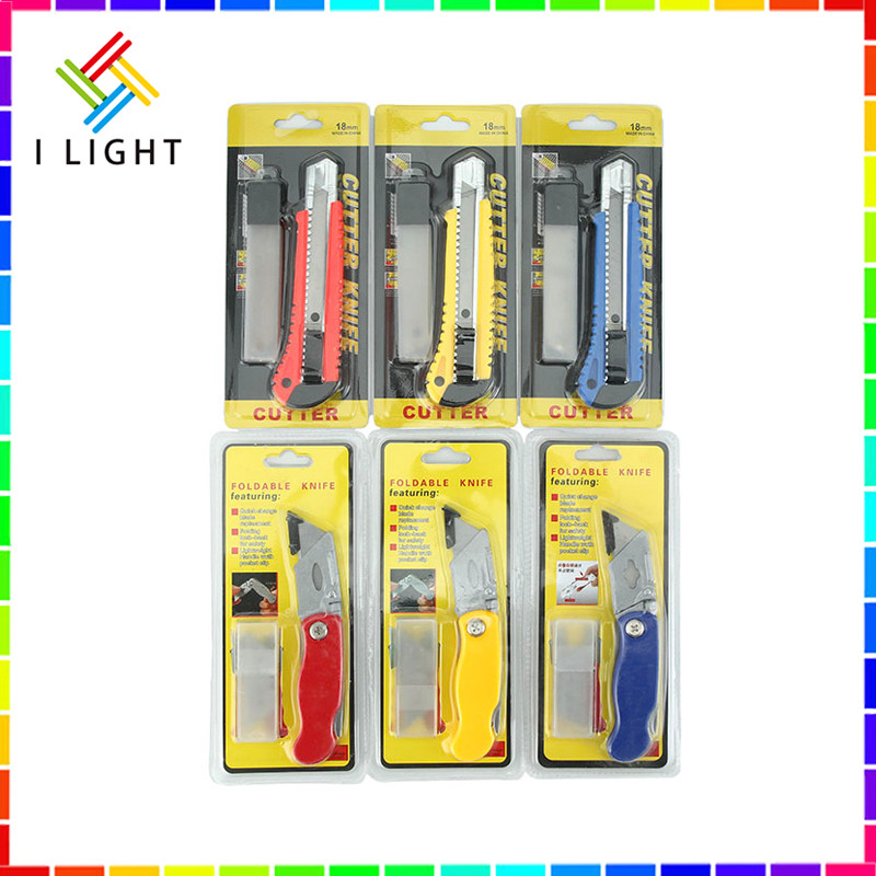 （Fast Delivery）Paper Cutter Retractable Cutter With 3PCS Free Blades ...