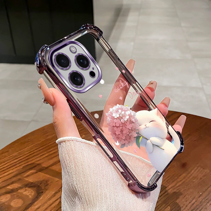 Case for Samsung A50 A50S A30S A70 A750 A7 2018 Phone Case Lucky Cat ...