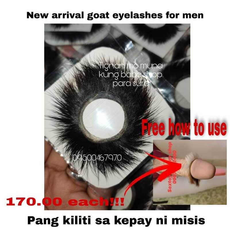 Pampadulas Or Goat Eyelashes/ Pilik Mata Ng Kambing For Men | Shopee ...
