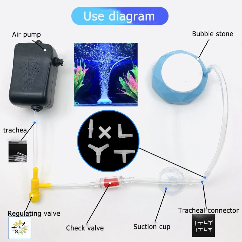 【DDC AQUA】1pcs Air valves and air controllers/ Air Splitter For ...