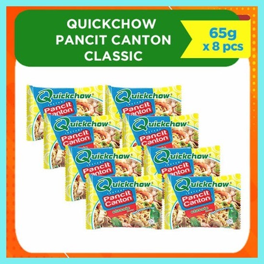 ↜ Quickchow Pancit Canton Classic (8x65g) | Shopee Philippines