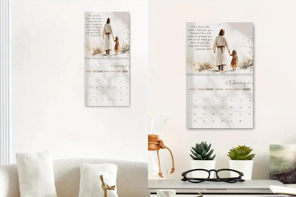 adriaticsea Christian Wall Calendar 2025 Jesus Imagery Wall Calendar ...